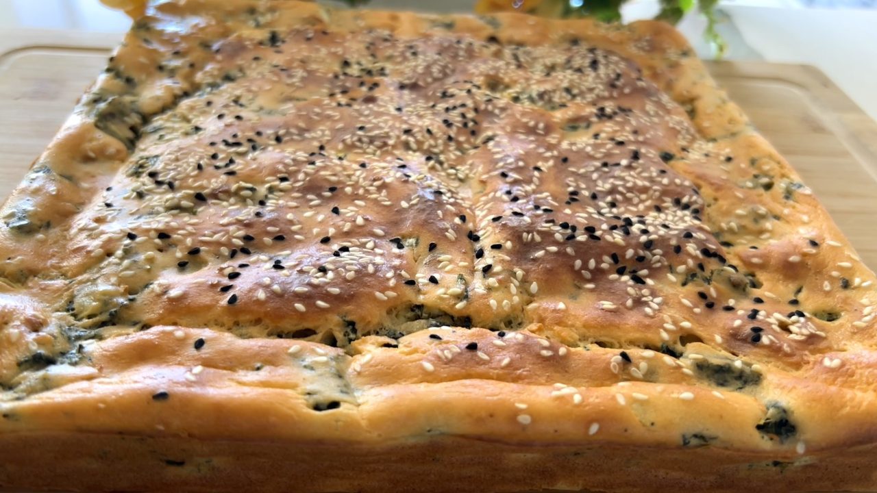 Red Lentil Spinach Pie | Zara Cooks