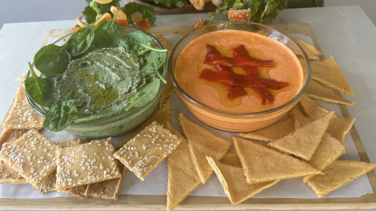 Red Lentil Crackers | Zara Cooks
