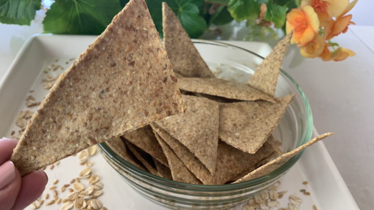 Flaxseed Seed Crackers | Zara Cooks