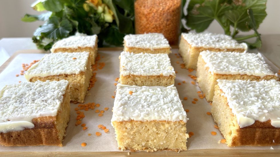 Red Lentil Cake | Zara Cooks