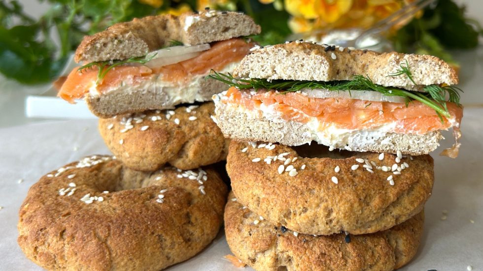 Yellow Split Pea Bagels | Zara Cooks