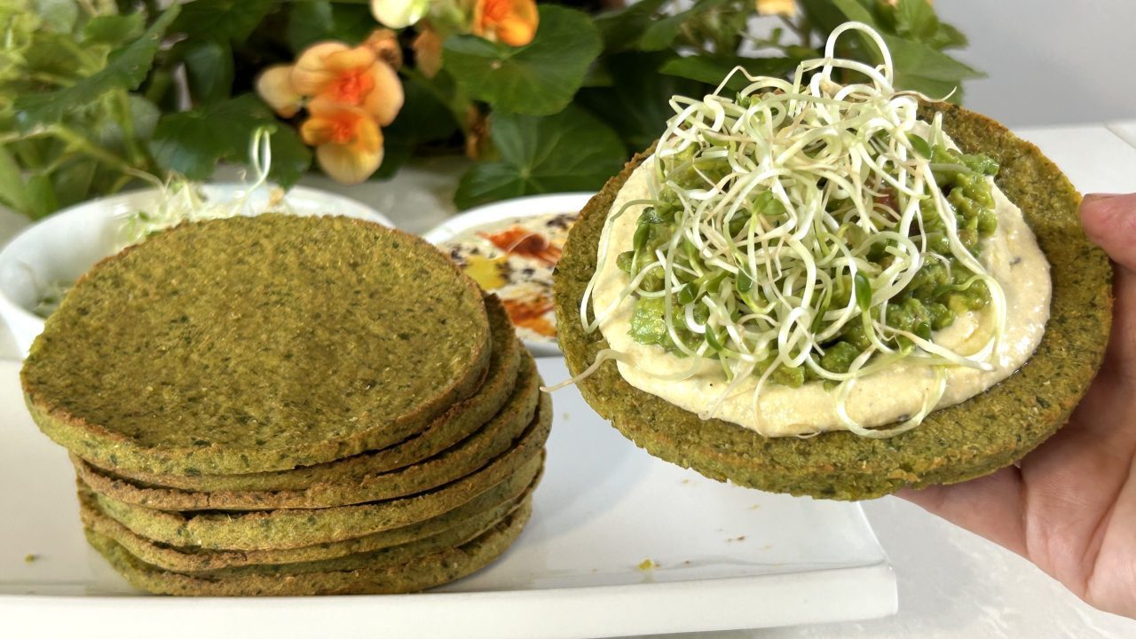 Falafel Flatbread | Zara Cooks