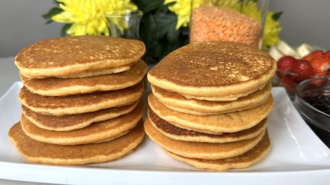 Red Lentil Pancakes | Zara Cooks